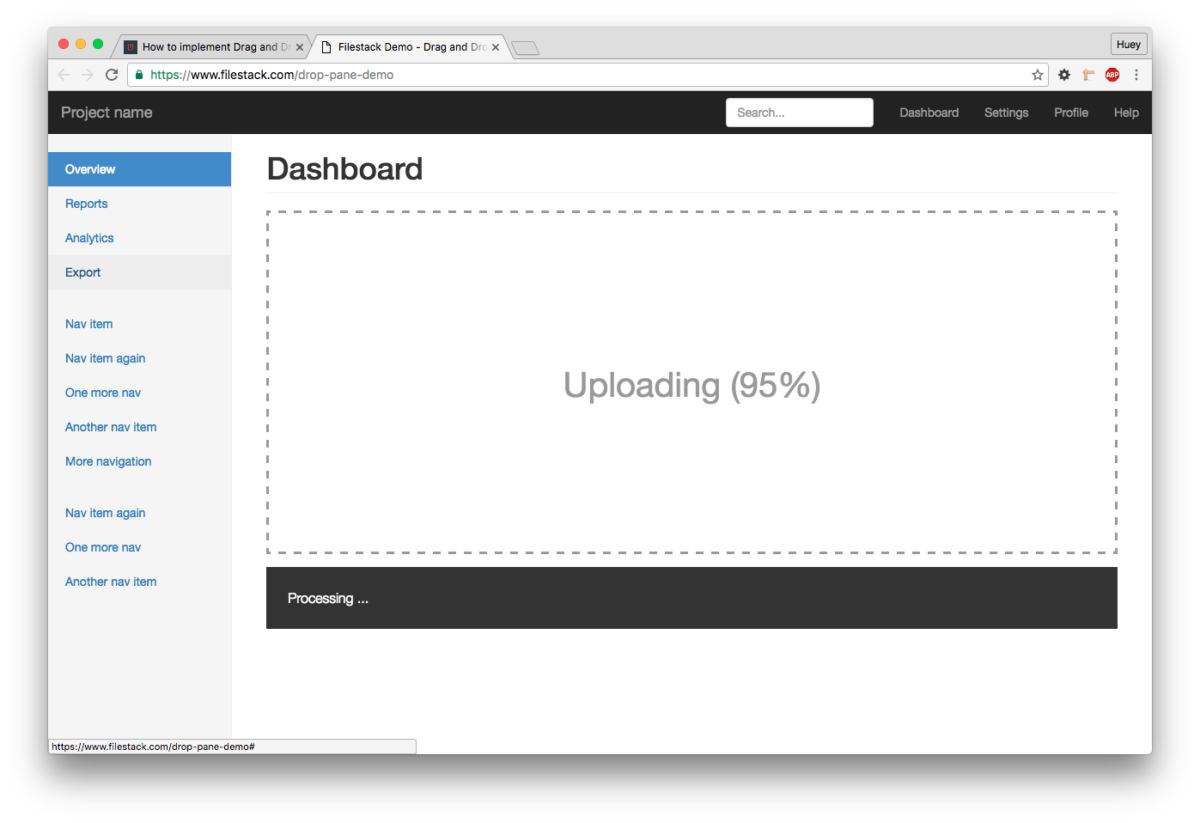 Drag and Drop File Uploads Like Slack (jQuery Demo)