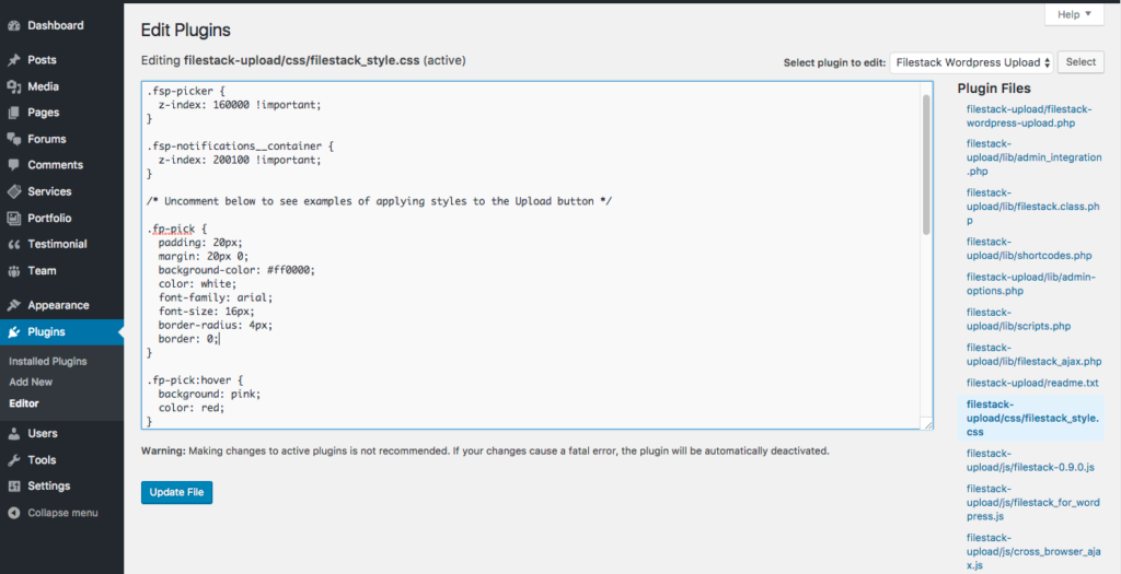 Seamless Integration With Filestack WordPress Upload Plugin