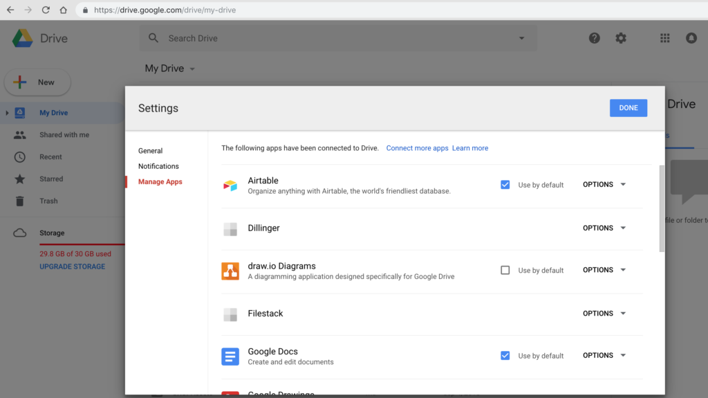 Upload Google Drive User Files to Your Site