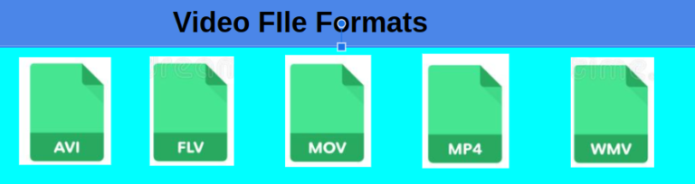Most Commonly Used Video File Formats