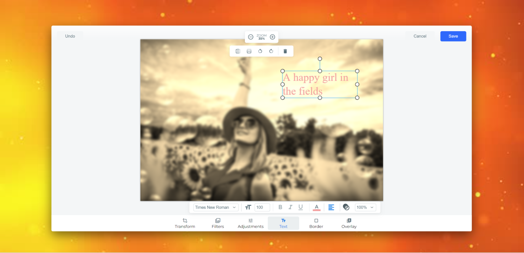 Transformation UI by Filestack - Enhance Your Images Real Quick