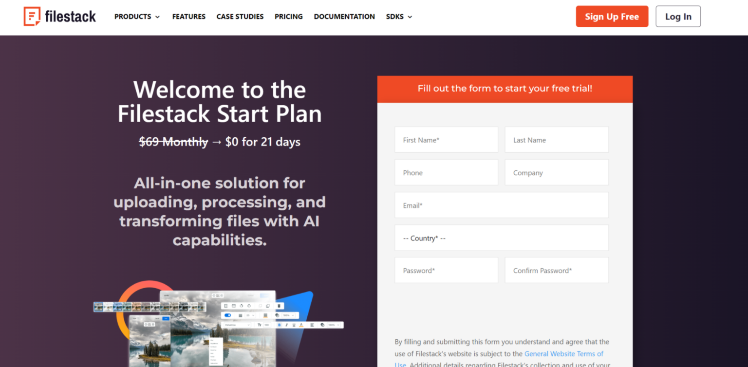SFW Images Integration in Web Apps by Using the Filestack API