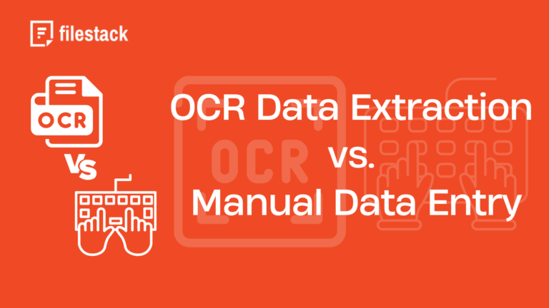 OCR Data Extraction vs. Manual Data Entry: A Comparative Analysis
