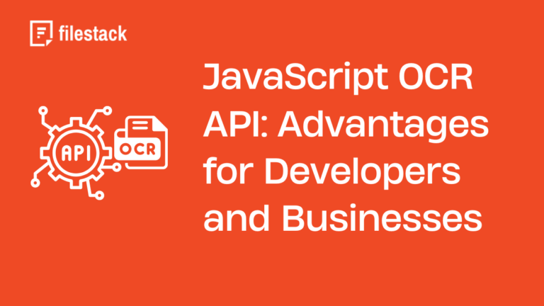 Ocr Technology With Javascript Apis Transform Workflows