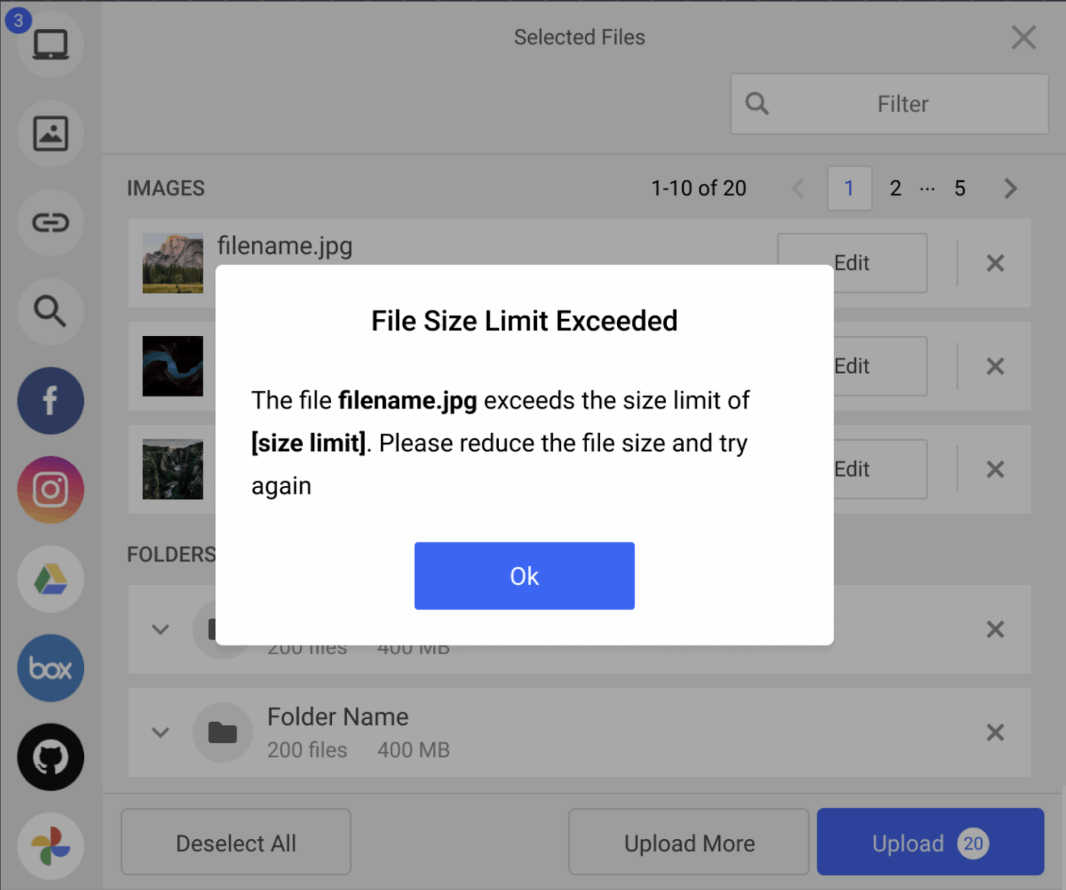 Filestack File Picker 4.0: Folder Upload, Mini Uploader & More
